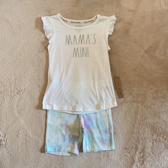 Rae Dunn | Matching Sets | Rae Dunn Mamas Mini Girls Outfit Size 56 ...